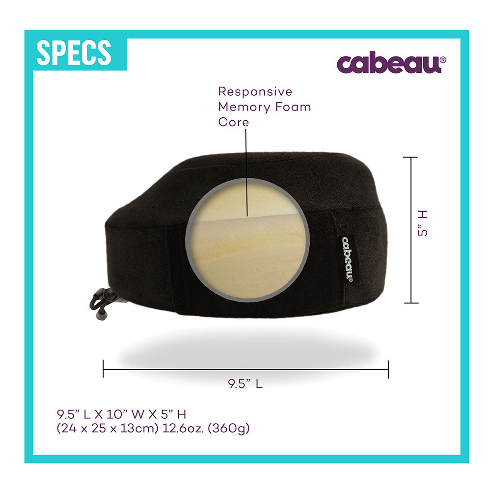 Cabeau Evolution Classic Neck Pillow - Black – TripQuipment
